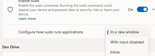 Spusťte zvýšené příkazy se sudo na Windows 11 - Tiempo de Frikis