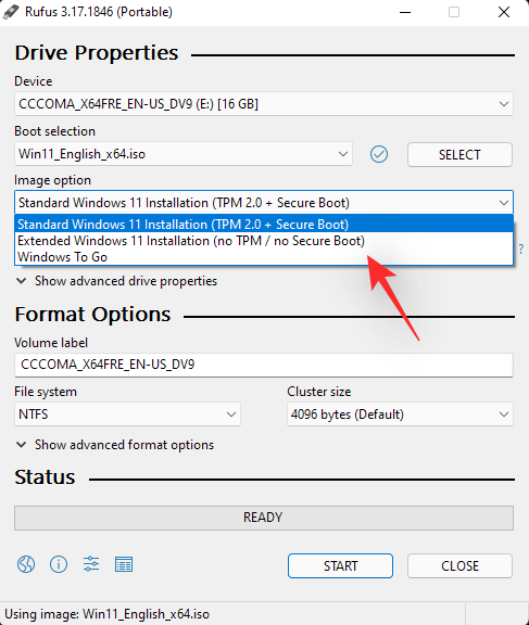 Jak deaktivovat TPM a Secure Boot v Rufus při vytváření spouštěcí ...