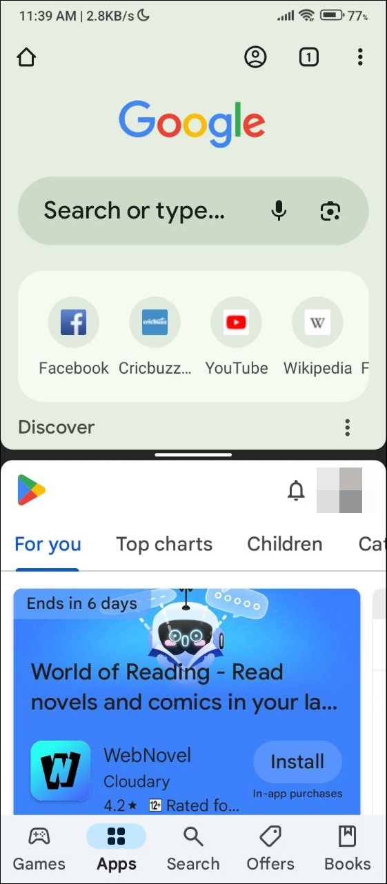 Jak otevřít více oken (nikoli karet) pro Google Chrome v systému Android