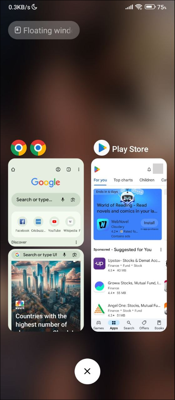 Jak otevřít více oken (nikoli karet) pro Google Chrome v systému Android