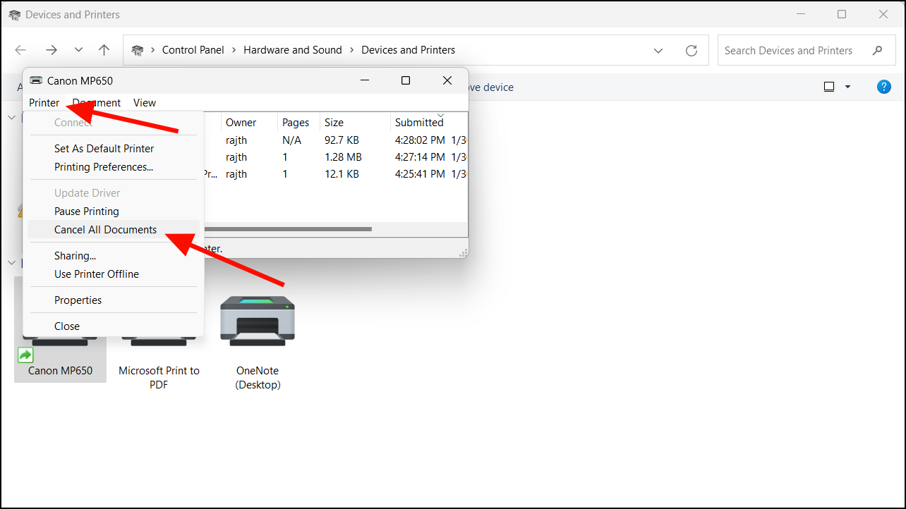 Jak zobrazit a odstranit tiskovou frontu v systému Windows 11 - Tiempo ...