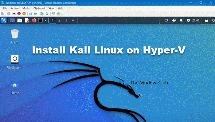 Jak nainstalovat Kali Linux na Hyper-V ve Windows 11