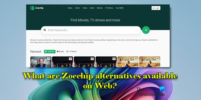Jaké jsou alternativy Zoechip dostupné na webu?
