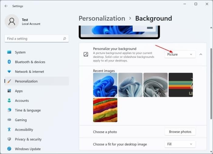 5 måder at skifte Windows 11 tapet på