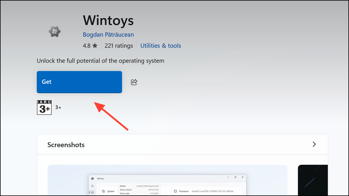 Sådan fjernes kant ved hjælp af Wintoys 2.0 Digital Markets Act Option On Windows 11