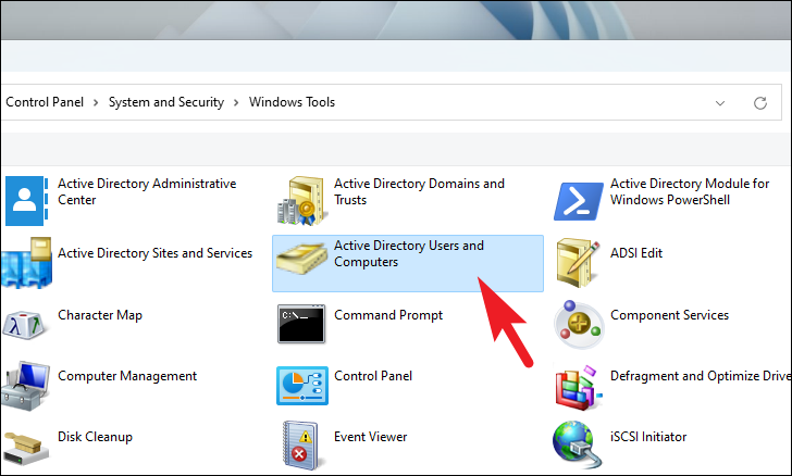 Sådan aktiveres Active Directory i Windows 11
