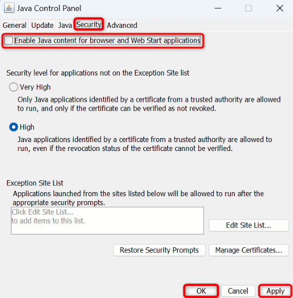 Hvordan man løser en Java -fejl 1603