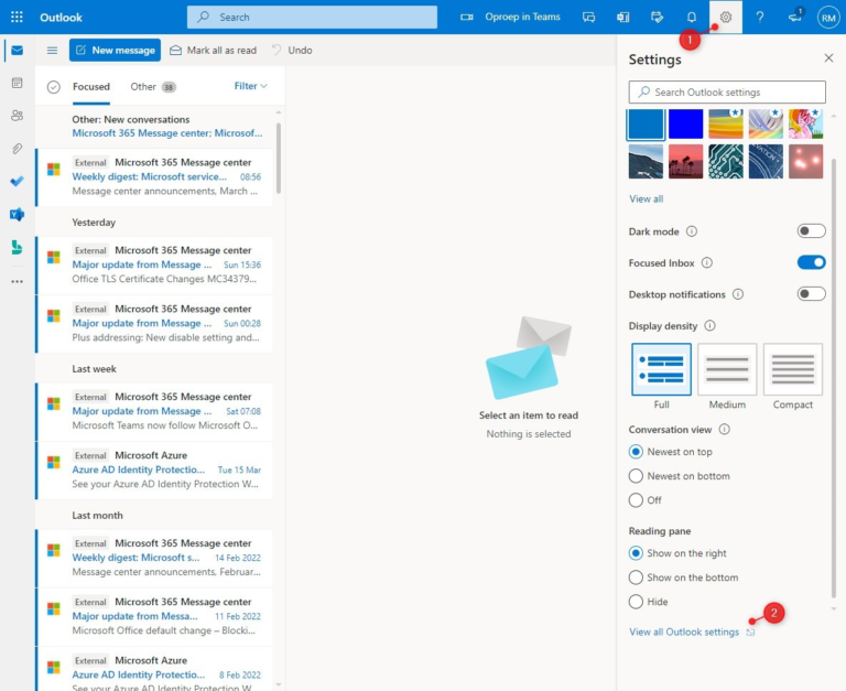 Sådan ændres Outlook-sprog - Tiempo de Frikis