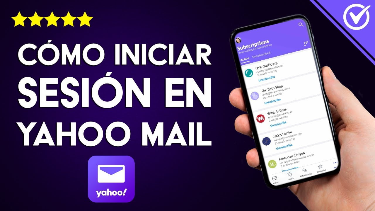 Hvordan logger man ind på Yahoo Mail? - Tiempo de Frikis