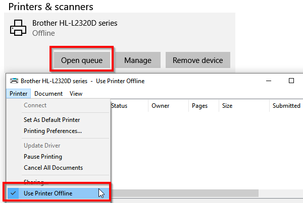 Hvorfor er min printer offline i Windows? Hvordan ændrer man ...