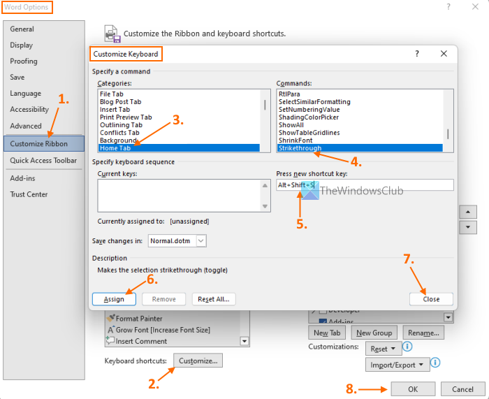 Hvordan man strejker tekst i ord eller excel - Tiempo de Frikis