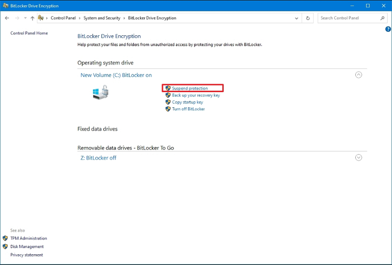 So deaktivieren oder deaktivieren Sie die BitLocker-Verschlüsselung in ...
