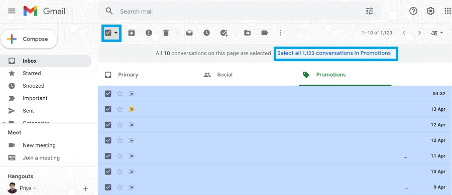 Wie lösche ich alle E -Mails in Google Mail auf einmal? Quick & Easy Guide