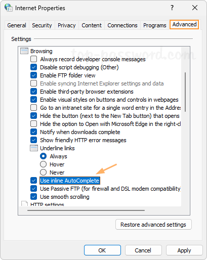 So aktivieren Sie inline automatisch im Datei -Explorer und führen Sie Dialog in Windows 11 aus
