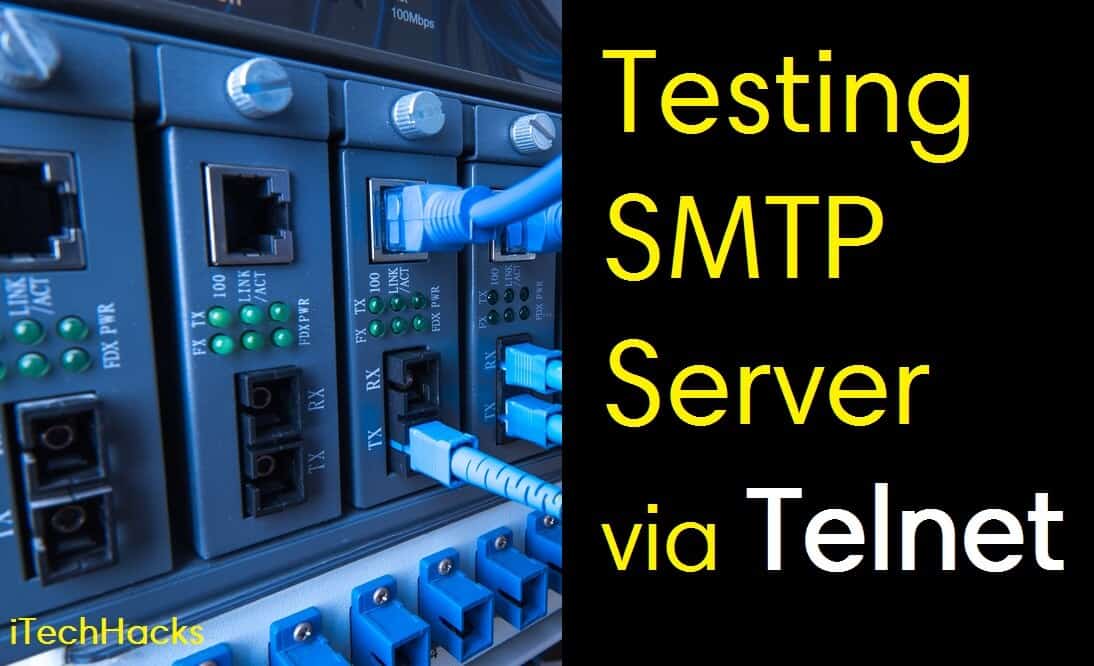 Testen des SMTP-Servers über die Befehlszeile in Online-Tools und über ...