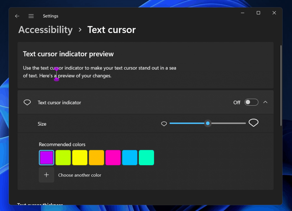 So schalten Sie die Textcursoranzeige in Windows 11 ein/aus - Tiempo de ...