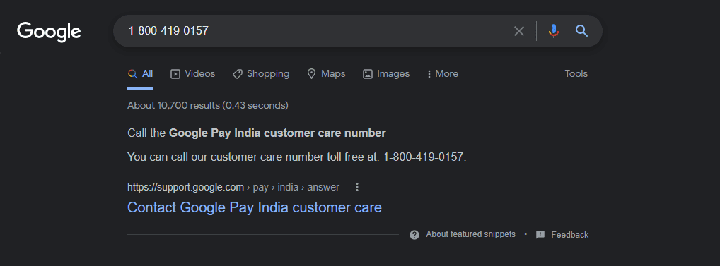 So geben Sie eine Telefonnummer ein und finden heraus, wer es ist