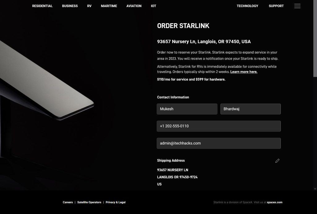 So erstellen Sie ein Starlink-Konto und melden sich 2025 an - Tiempo de ...