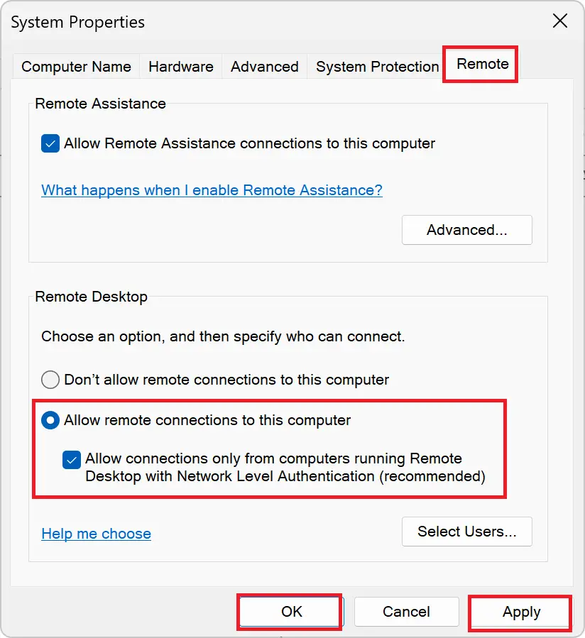 4 Methoden zum Aktivieren des Windows 11-Remotedesktops