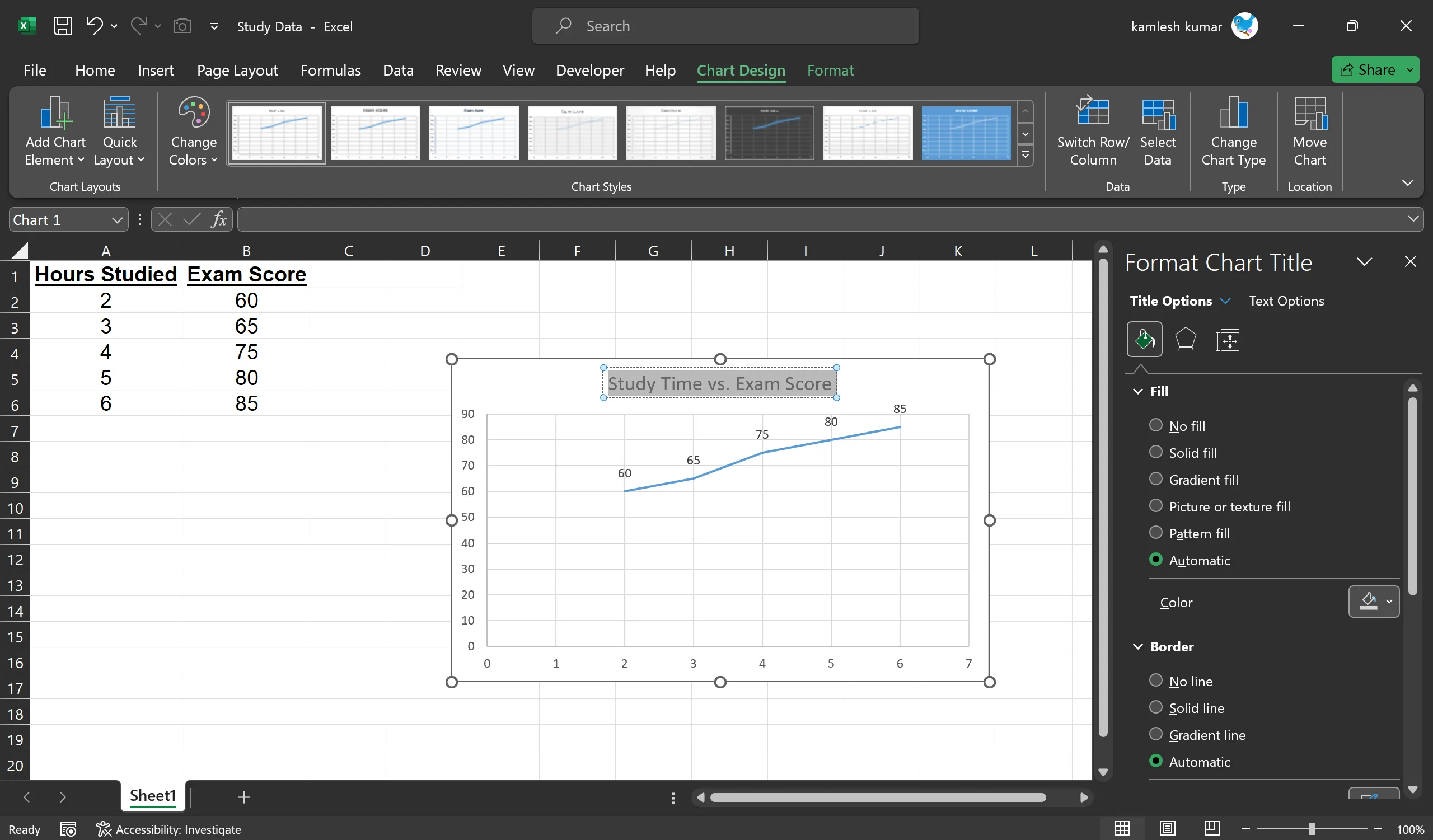Wie erstelle ich in Microsoft Excel ein Streudiagramm?