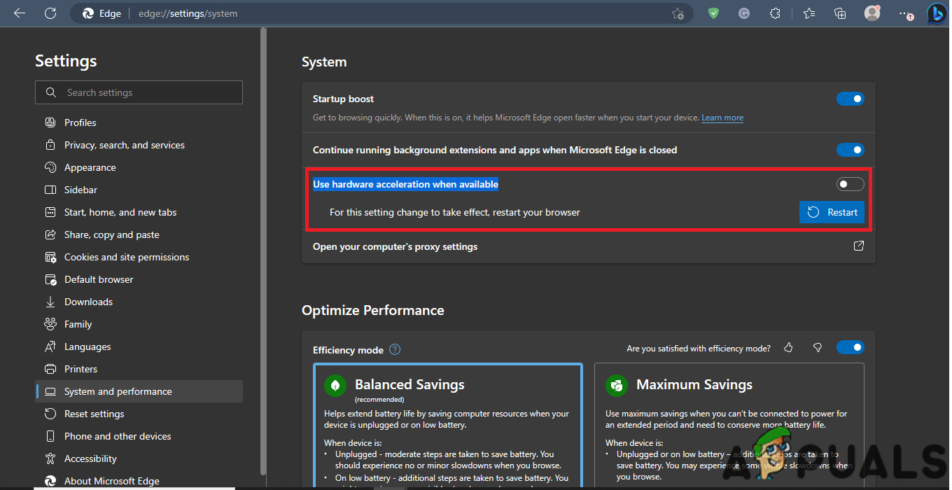 So aktivieren Sie die Hardwarebeschleunigung in Microsoft Edge