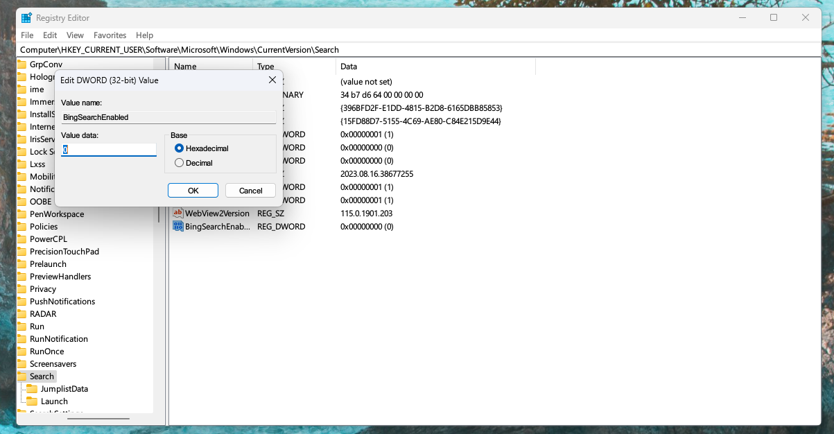 So entfernen Sie Bing vom Start in Windows 10 und 11 - Tiempo de Frikis