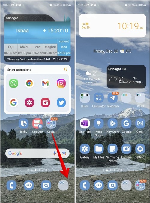 20 Tipps zum Anpassen des Startbildschirms auf Samsung-Telefonen ...