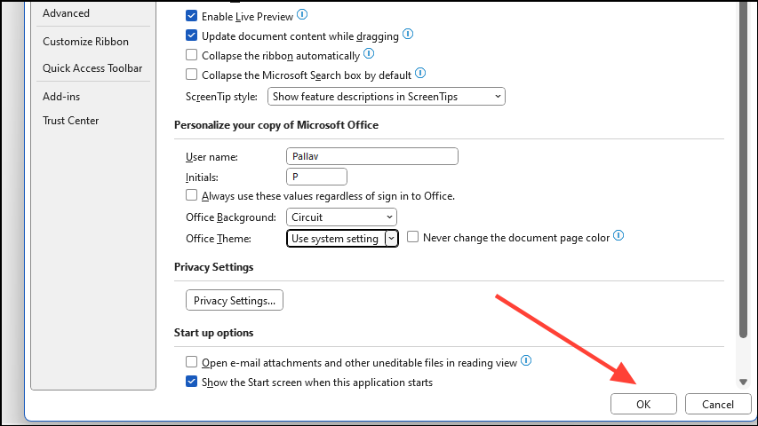 So ändern Sie Microsoft Word in den hellen Modus (schalten Sie den ...