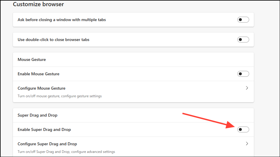 Was ist Super Drag & Drop in Microsoft Edge und wie aktiviert man es?