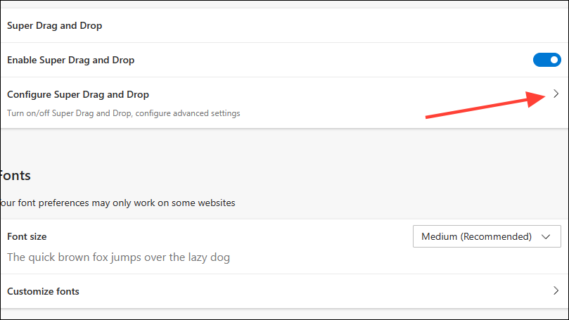 Was ist Super Drag & Drop in Microsoft Edge und wie aktiviert man es?