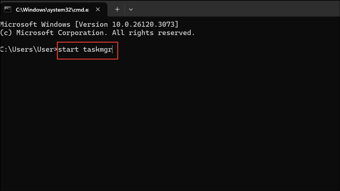 So eröffnen Sie Task Manager von CMD