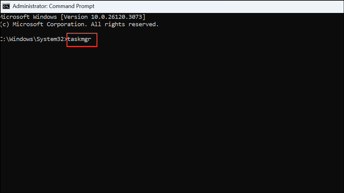 So eröffnen Sie Task Manager von CMD