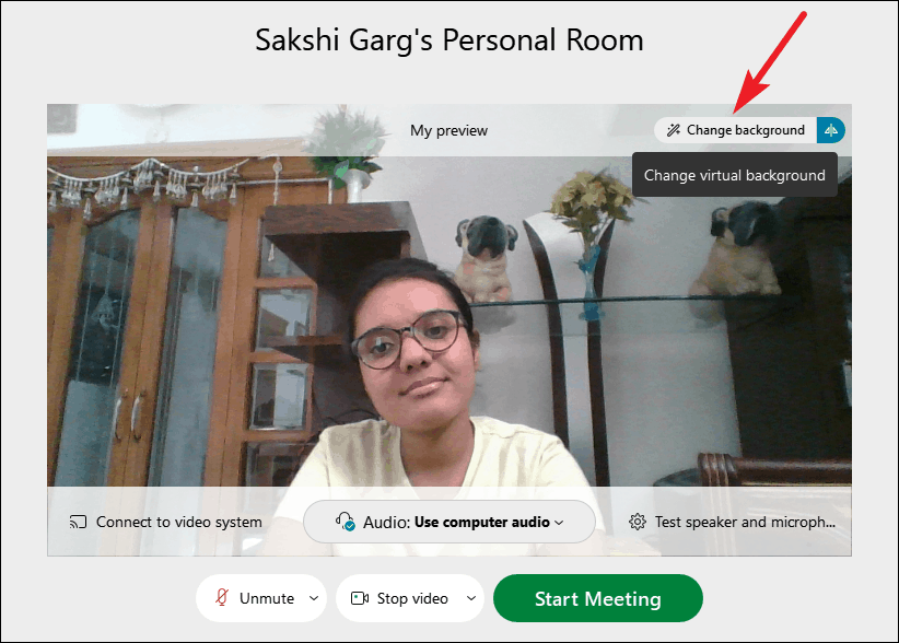 So ändern Sie den Webex -Hintergrund