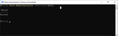 So erzwingen Sie Azure ad synchronisieren Delta manuell mit PowerShell