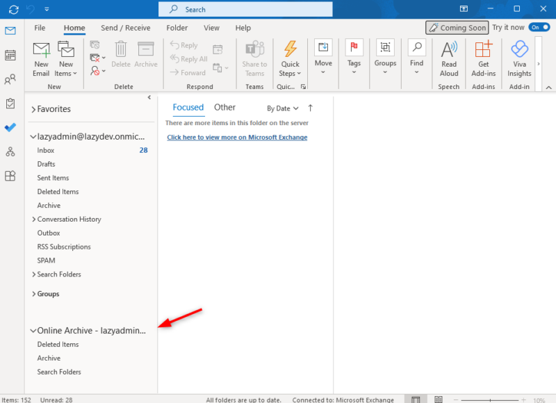 Outlook Online-Archiv für Office 365 erklärt - Tiempo de Frikis