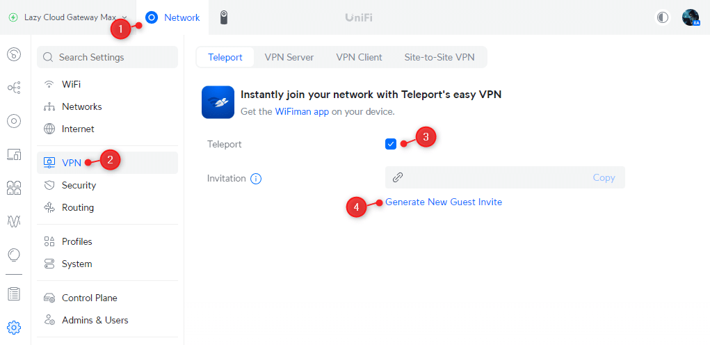 UniFi Teleport – So richten Sie das One-Click-VPN ein und verwenden es ...