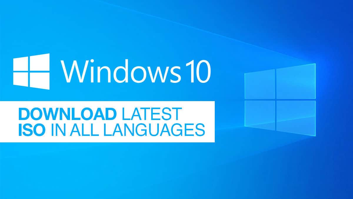 Laden Sie Windows 10 ISO -Dateien herunter (direkte Download -Links).