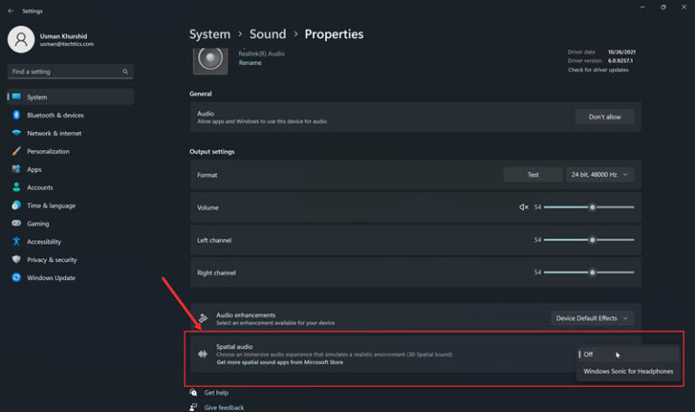 Windows Sonic für Kopfhörer: Räumlichen Sound in Windows 10, 11 aktivieren