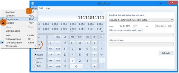 So verwenden Sie den Windows-Rechner zum Konvertieren von Dezimalzahlen ...