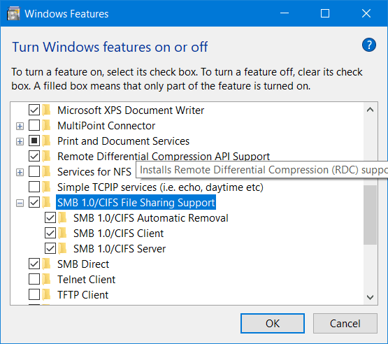 So überprüfen Sie die SMB-Version in Windows 10/8/7