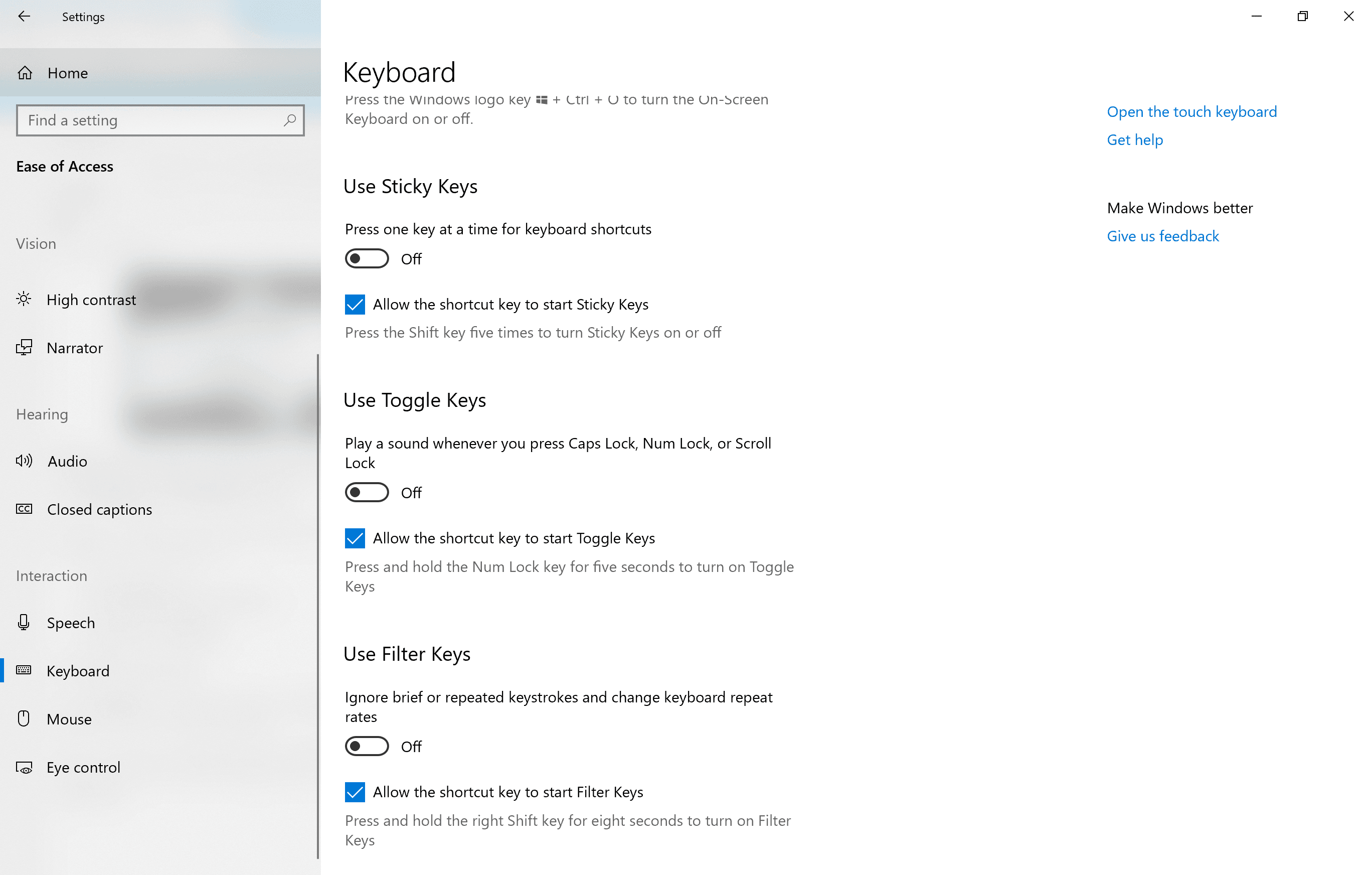 Korrektur: Die Schaltschlüssel funktioniert unter Windows 10 nicht