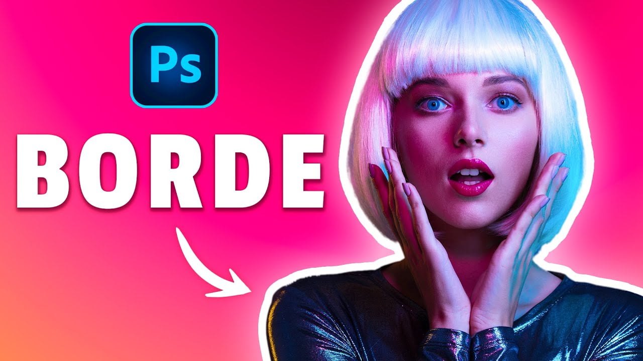 Wie erstelle ich in Photoshop einen farbigen Rand?