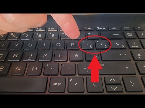 Wie setzen die Klammern auf die Tastatur? - Tiempo de Frikis