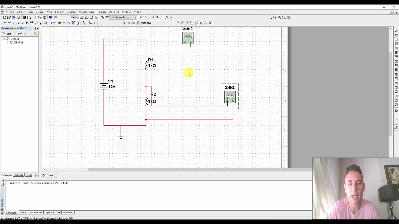 Wo ist das Multimeter in Multisim? - Tiempo de Frikis