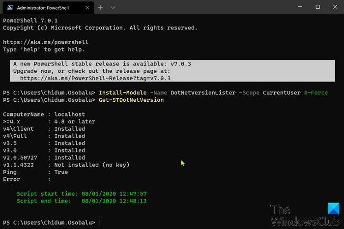 So überprüfen Sie die auf Windows 11 installierte .NET -Framework -Version - Tiempo de Frikis