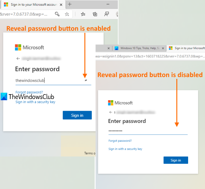 Wie aktiviere oder deaktiviere ich die Schaltfläche „Passwort anzeigen“ in Microsoft Edge ...
