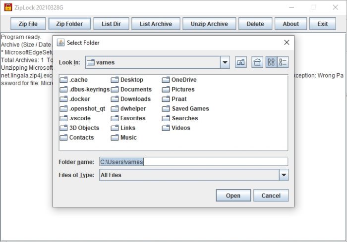 Komprimieren, sichern und schützen Sie ZIP-Dateien mit einem Passwort ...
