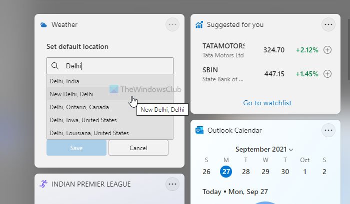 So fügen Sie Widgets in Windows 11 hinzu und passen Sie an - Tiempo de ...
