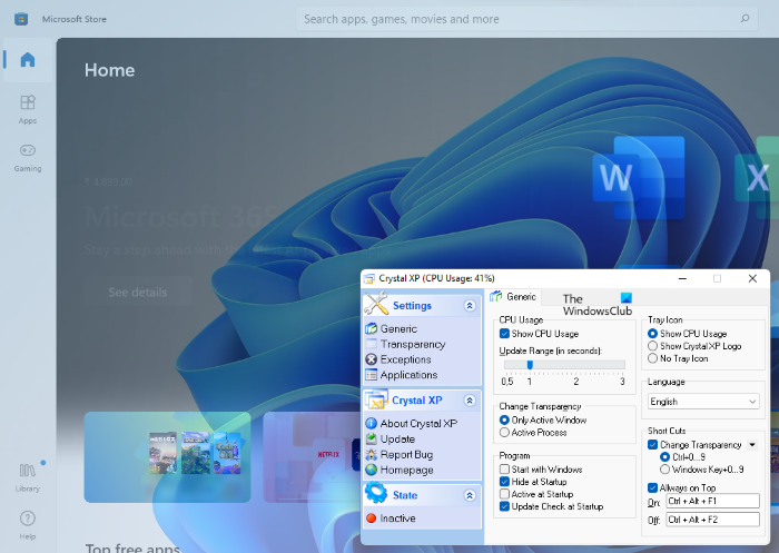 So machen Sie Fenster in Windows 11 transparent - Tiempo de Frikis