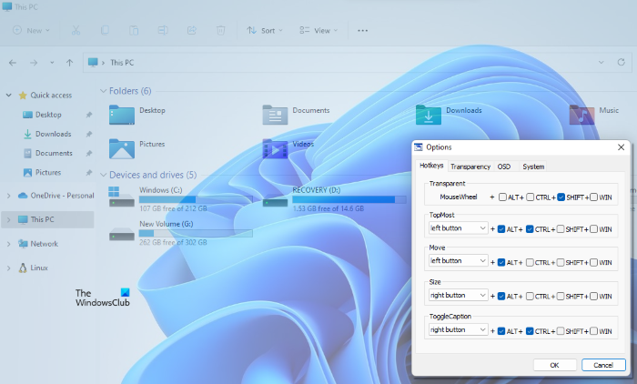 So machen Sie Fenster in Windows 11 transparent - Tiempo de Frikis